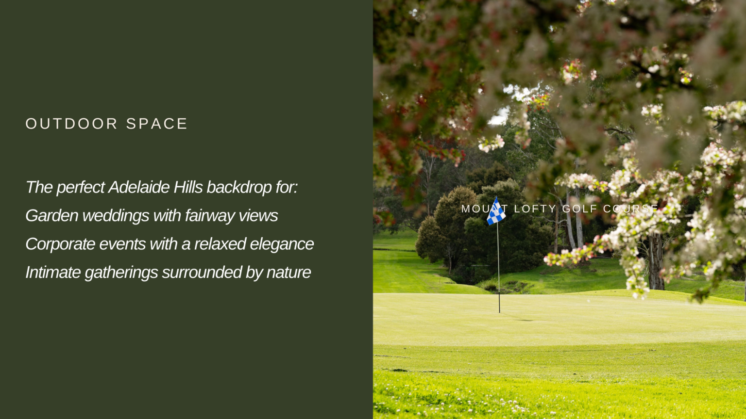 Functions – Mount Lofty Golf Course